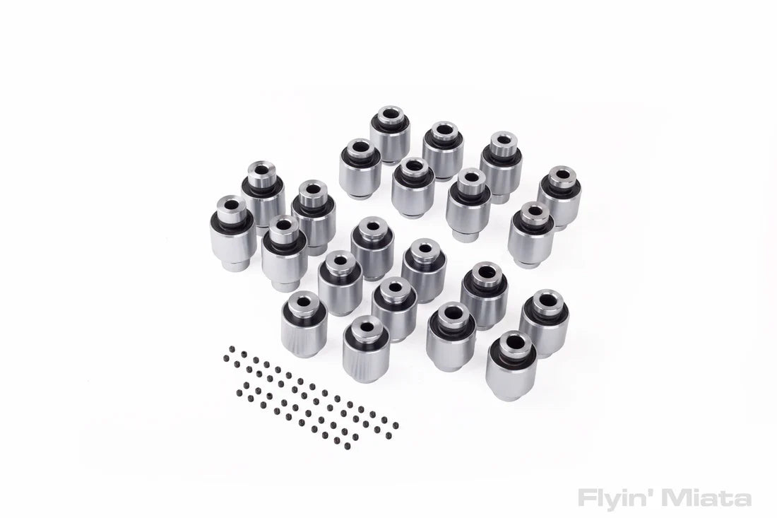 Flyin' Miata Complete Control Arm Sealed Spherical Bearing Kit (NA/NB ...