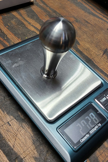 Chikara Motorsport Teardrop Shift Knob Brushed Silver (NA/NB/NC/ND (19 ...