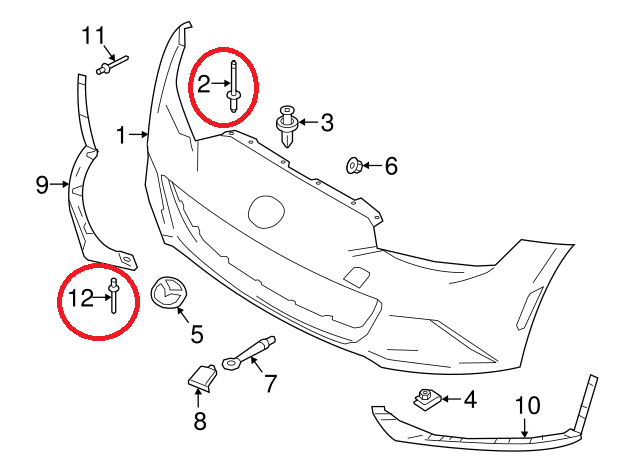 Bumper Cover Rivet for - Genuine (ND 2015- Current) – MX5 Mania