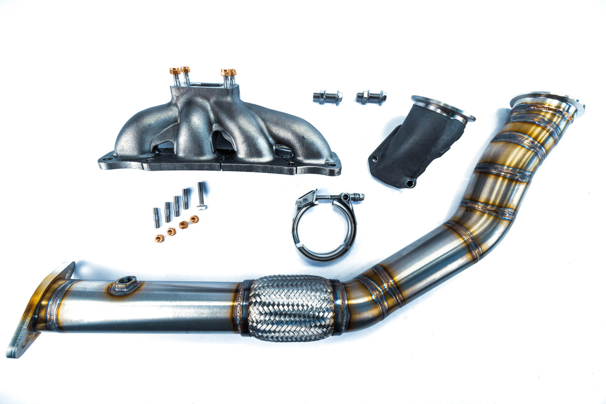 Kraken Turbo Manifold / Dump Pipe / 3" Down Pipe (NB8B / SE TURBO 2000 ...