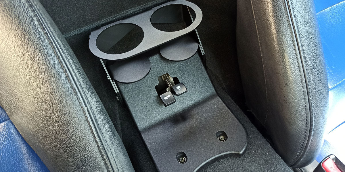 Centre Console Delete Lever Cover with Cupholders NA/NB – MX5 Mania