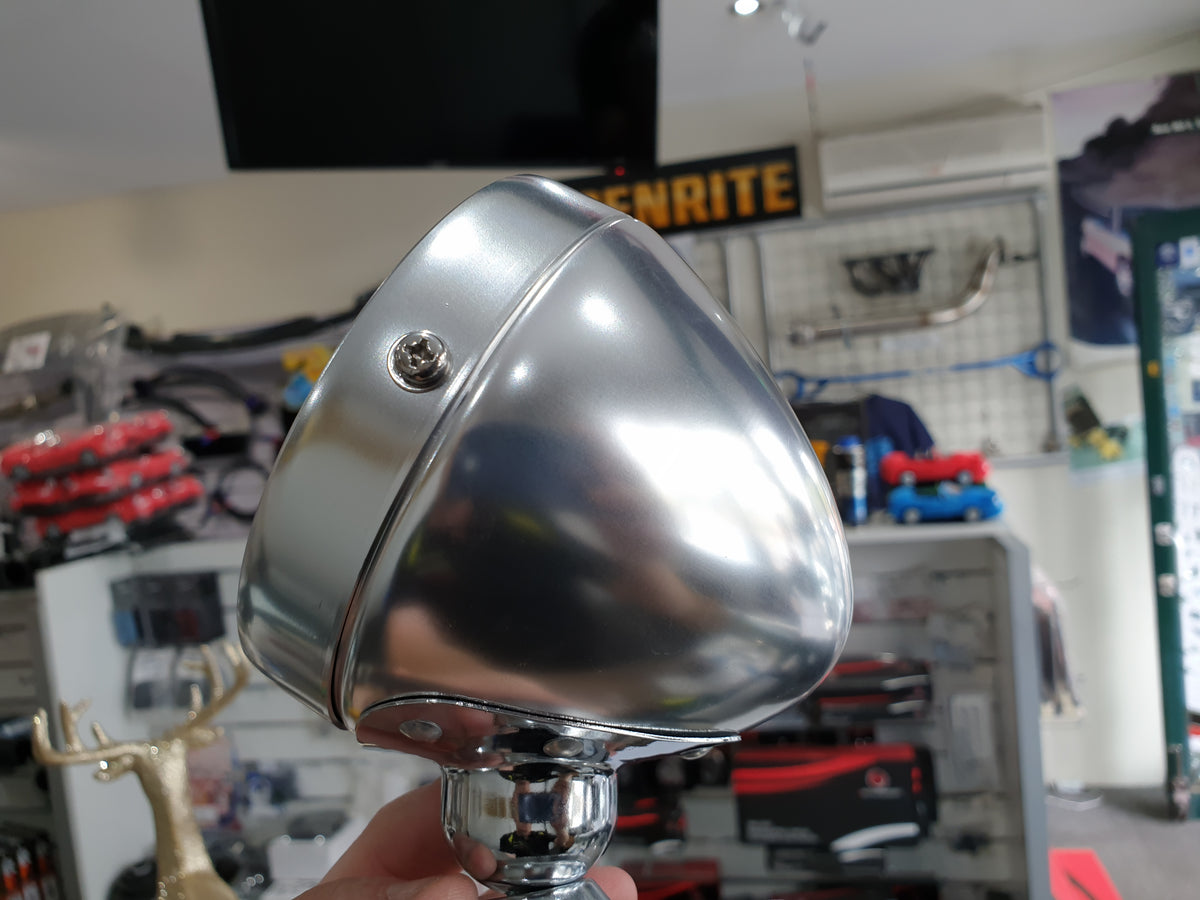 Classic Racing Style Side Polished Mirror Pair - Jass Performance (NA ...