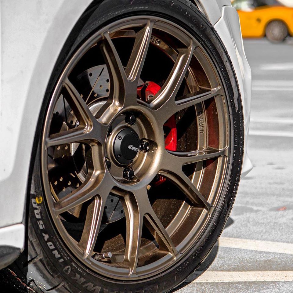 Konig Ampliform - Gloss Bronze - 17x8 - 4x100 - ET45 – MX5 Mania