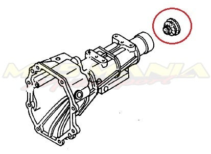 Gearbox Rear Seal / Output Shaft Oil Seal - Genuine (NC - 2005-2013 ...