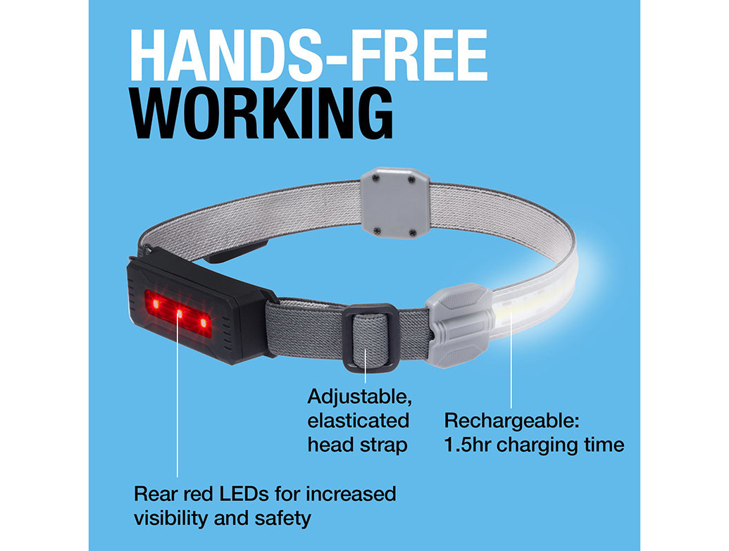 Flexible LED Inspection Headband Torch/Light (Rechargeable) – MX5 Mania